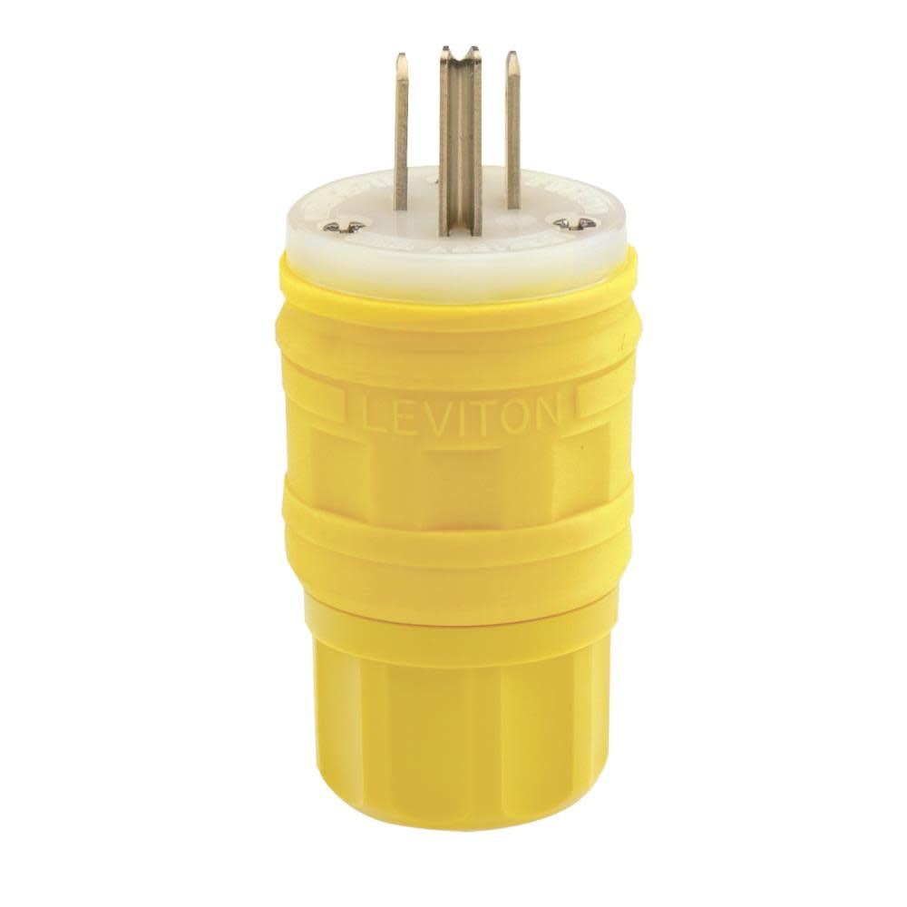 Leviton 15A 125V 3-Wire 2-Pole Wetguard Cord Plug - Walmart.com