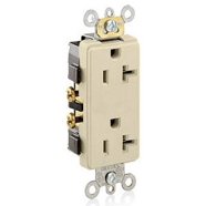 Leviton 5050 Single-Surface Replacement Range Receptacle, 3 Wire ...