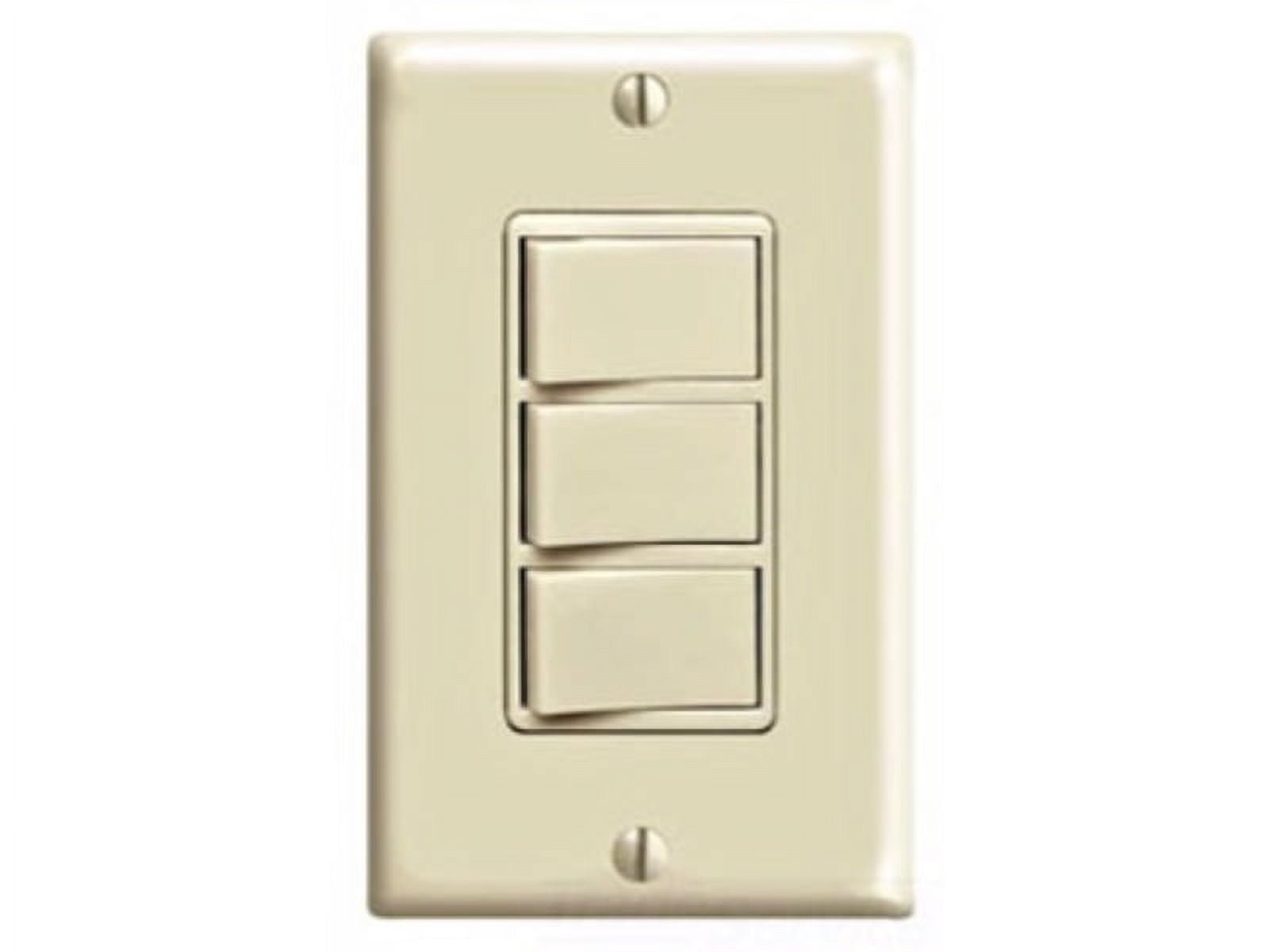 Leviton 1755-I Decora AC Combination Switch, Commercial, 15A 125V, 1P ...