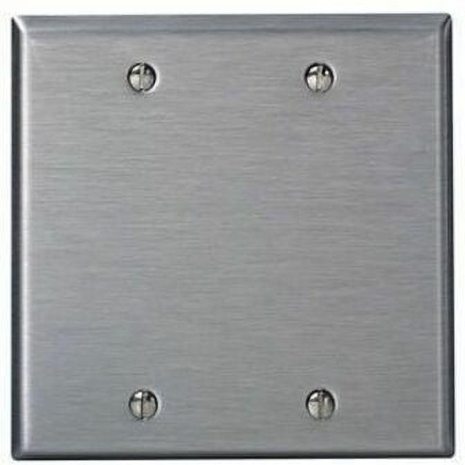 Leviton 2-Gang Blank Device Wallplate, Oversized, Non-Magnetic ...