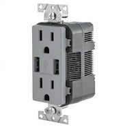 Leviton R02-T5632-0BW 15 Amp White USB & Receptacle Combination Outlet ...