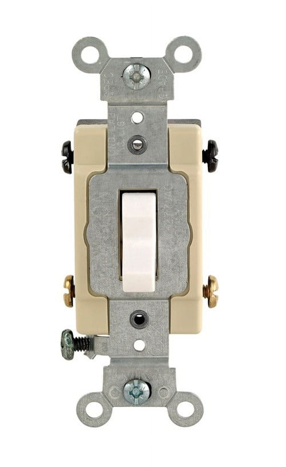Leviton 20 amps Toggle Switch White 1 pk - Walmart.com