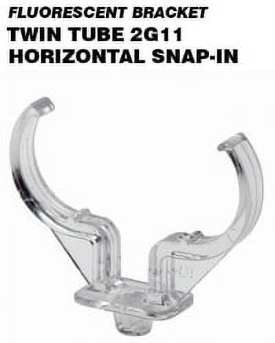 Leviton 23452-H CFL Lamp Support Clip 4-Pin 2G11 Base 18W-55W Snap-In ...