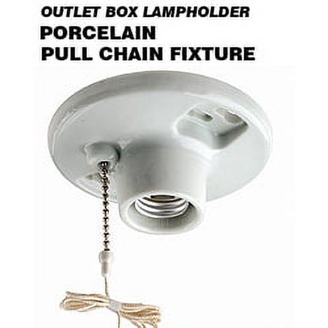 Leviton 29816-C2 WH PORC LAMPH PC 6IN Leads 660W250V, Image - Walmart.com