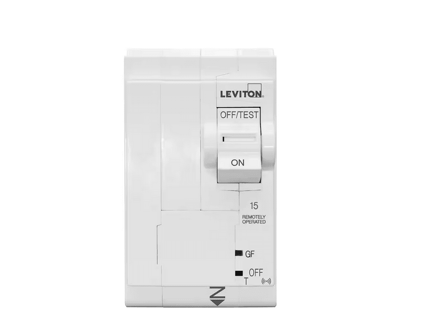 Leviton 2nd Gen 2-Pole 15 Amp GFCI Smart Circuit Breaker, 120/240-Volt ...