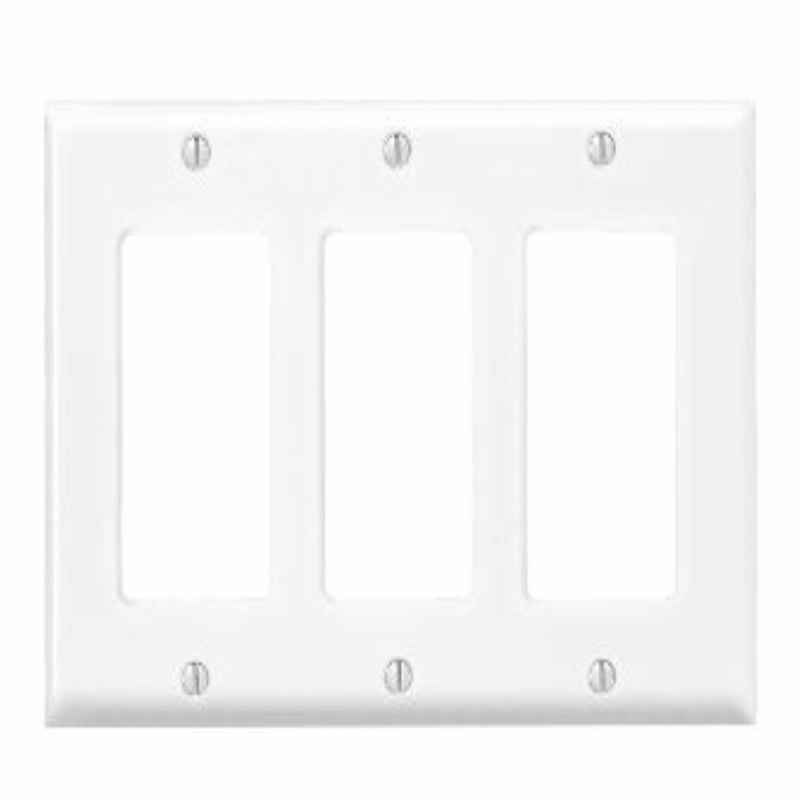 Leviton 3000484 protective Powder Coated 3 Gang Thermoset Plastic ...