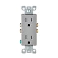 Leviton 3004970 15A 125V Decora Duplex Outlet - 5-15R, Light Gray ...