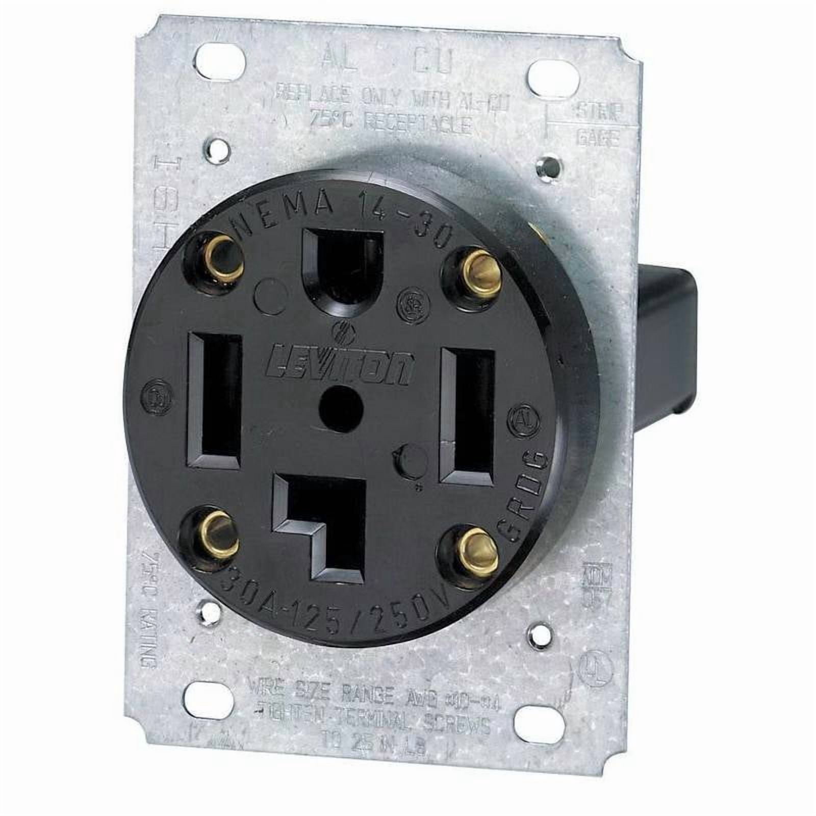 Leviton 4-Wire Dryer Power Outlet - Walmart Business Supplies