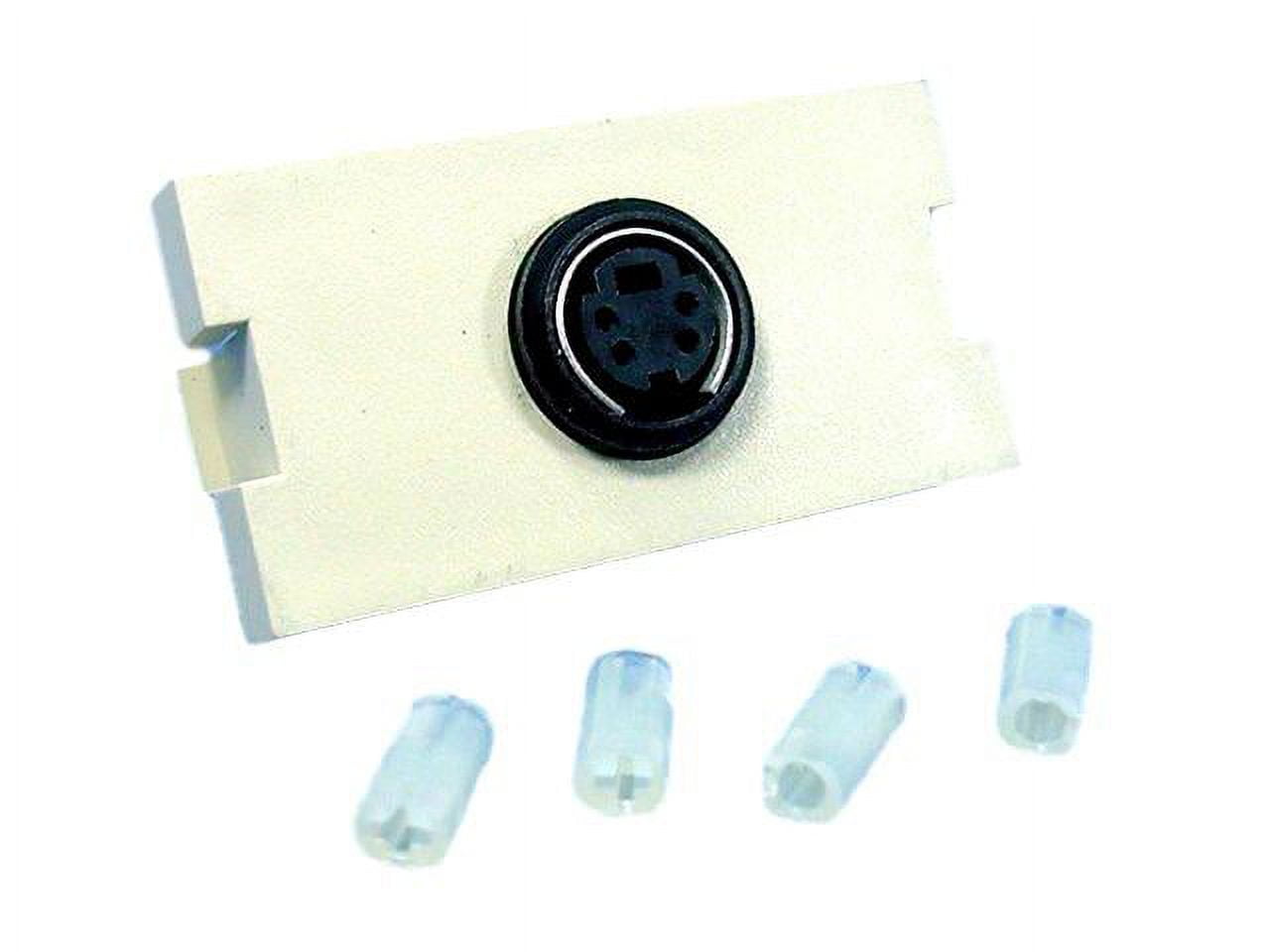 Leviton 41291-1VI S-Video Module MOS Insert 1 Unit High Ivory - Walmart ...