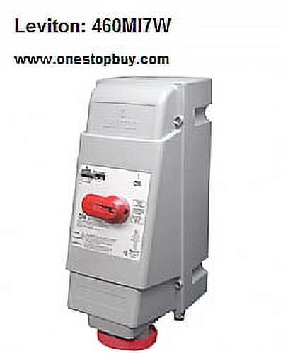Leviton 460MI7W Pin and Sleeve Mechanical Interlock 60 Amp 480 Volt 3 ...