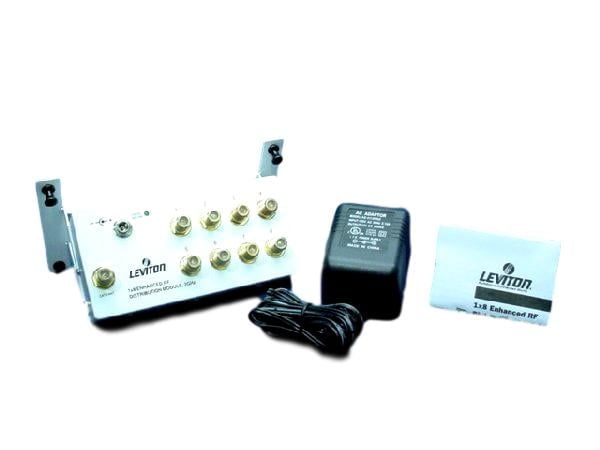 Leviton 47692-GSM Video Distribution Module 1X8 Amplifier 2 GHz RF ...