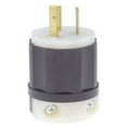Leviton 4770-C Locking Plug, Grounding, 2P, 3W, 277V, 15A, NEMA L7-15P ...