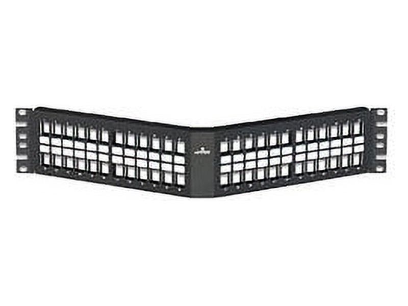 Leviton 48-Port Angled Patch Panel - 49256-H48 - Walmart.com