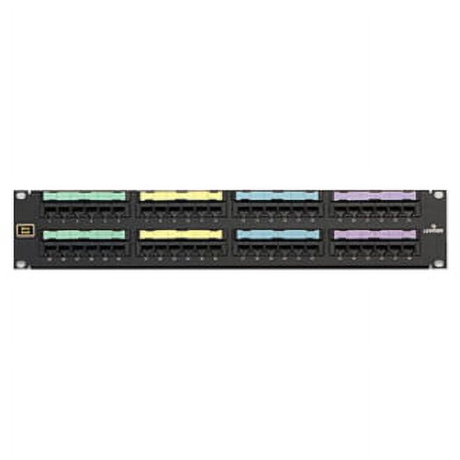 Leviton 49013-P48 48-Port Voice-Grade Patch Panel 48-Port 8P4C Jacks ...