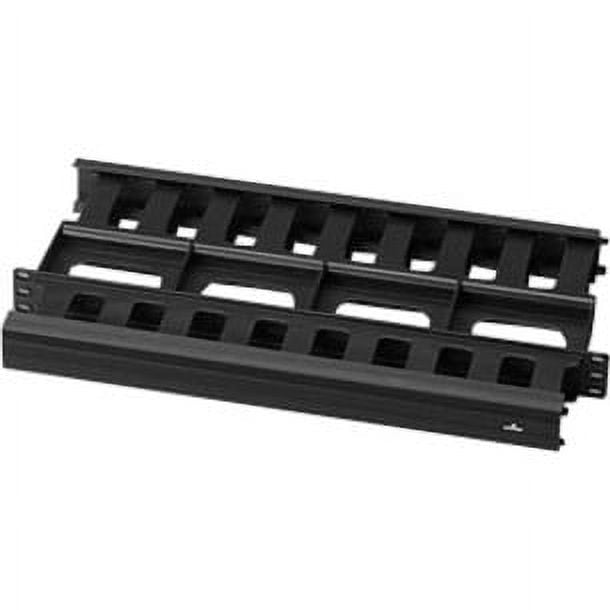 Leviton 491RU-HFR Horizontal Cable Management, 1RU, 1.5-inch by 3-inch ...
