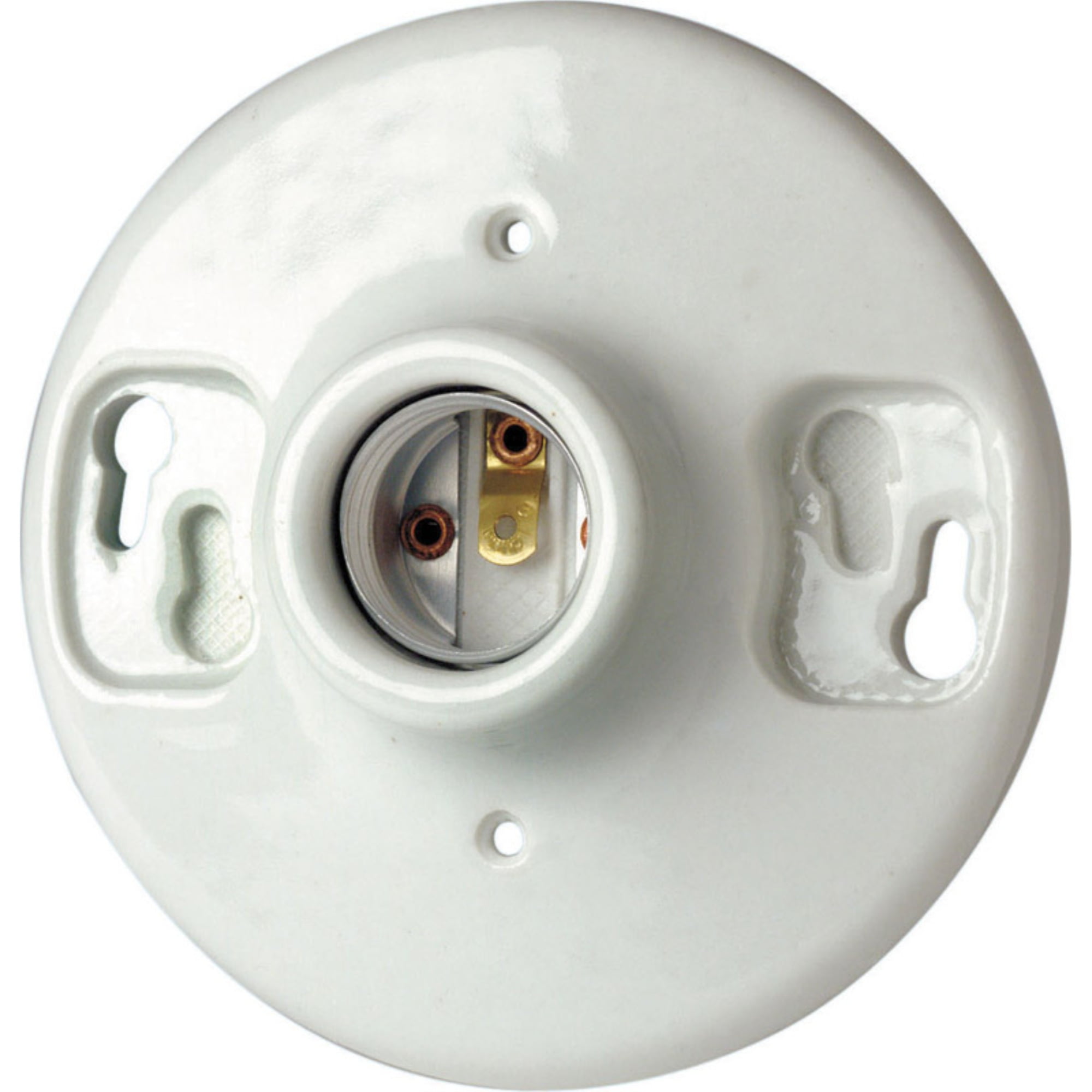 Leviton White Porcelain Incandescent Keyless Lampholder - Walmart.com