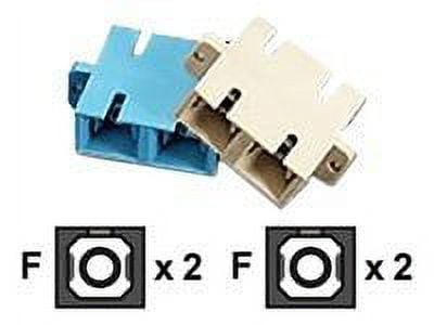 Leviton 49884-BAD SC Duplex Adapter w/ Phosphor Bronze Sleeve - Beige ...