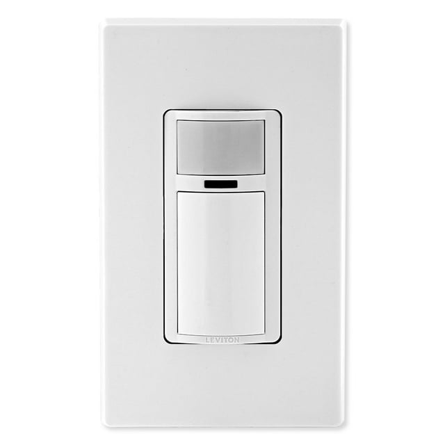 Leviton 5 Amp Motion Sensor In-Wall Switch Auto-On in White/Ivory/Light ...