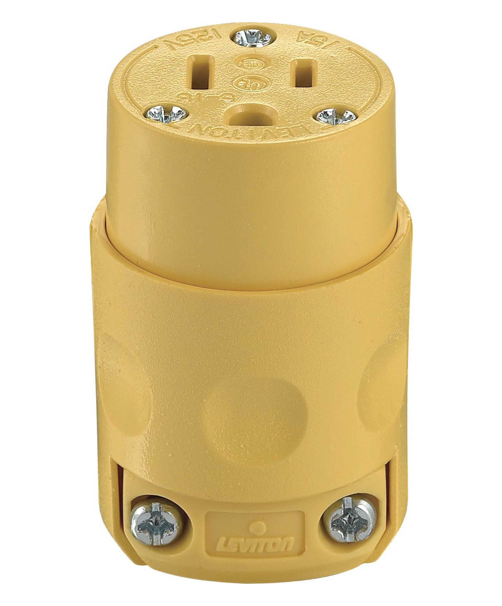 Leviton 515CV Commercial Grade Straight Blade Connectors, pack of 1 ...