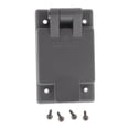 Leviton 5279-FWP Gray NEMA 5-15 15A 125V Industrial Flanged Outlet ...