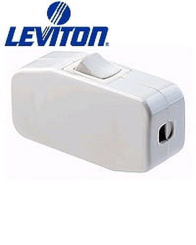 Leviton 5410 W Appliance Switch Feed Thru Switch Rocker Single Pole ...