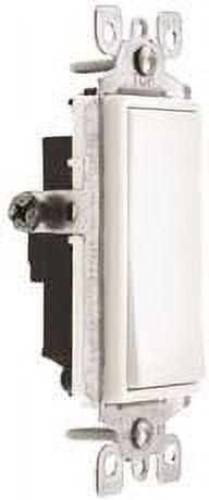 Leviton 5601-2W 15 Amp, 120/277 Volt, Decora Rocker Single-Pole AC ...