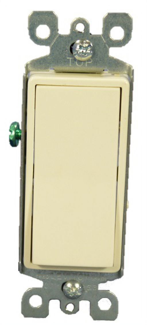 Leviton 5603-2A Decora 3-Way Rocker Switch, Residential Grade, Push-In ...