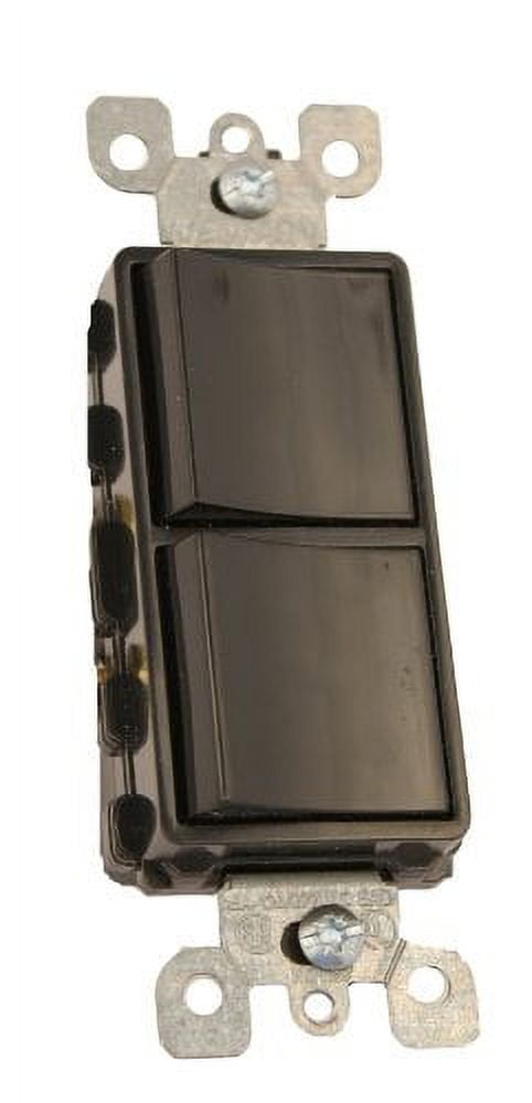 Leviton 5634-E 15 Amp, 120/277 Volt, Decora Single-Pole, AC Combination ...