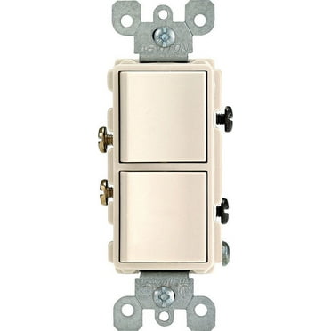 Leviton 5224-2 Combination Switch, Brown - Walmart.com