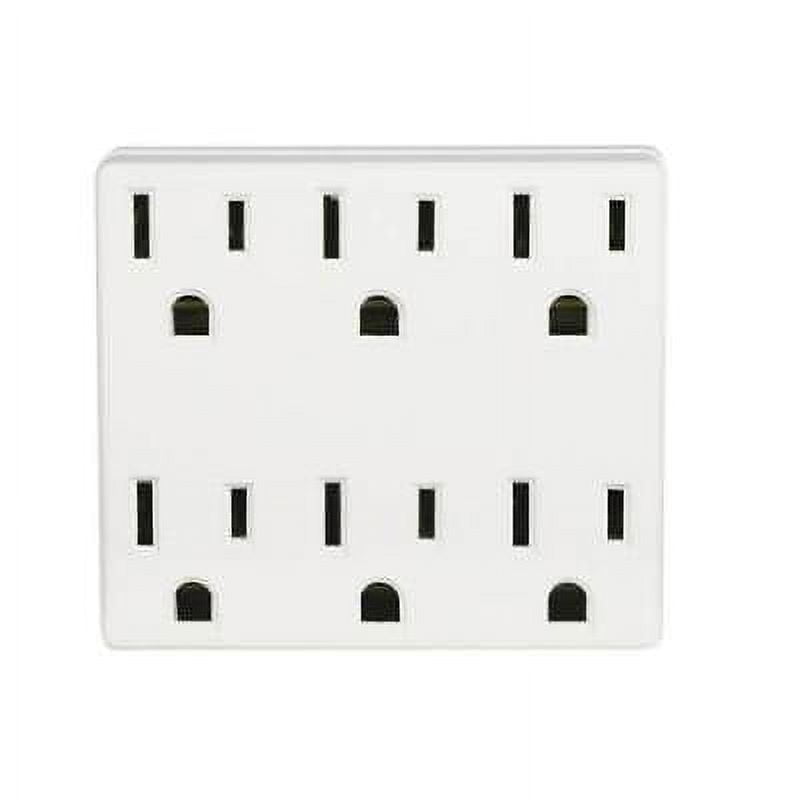 Leviton 6 - Way Plug Adapter, Pack of 2 - Walmart.com