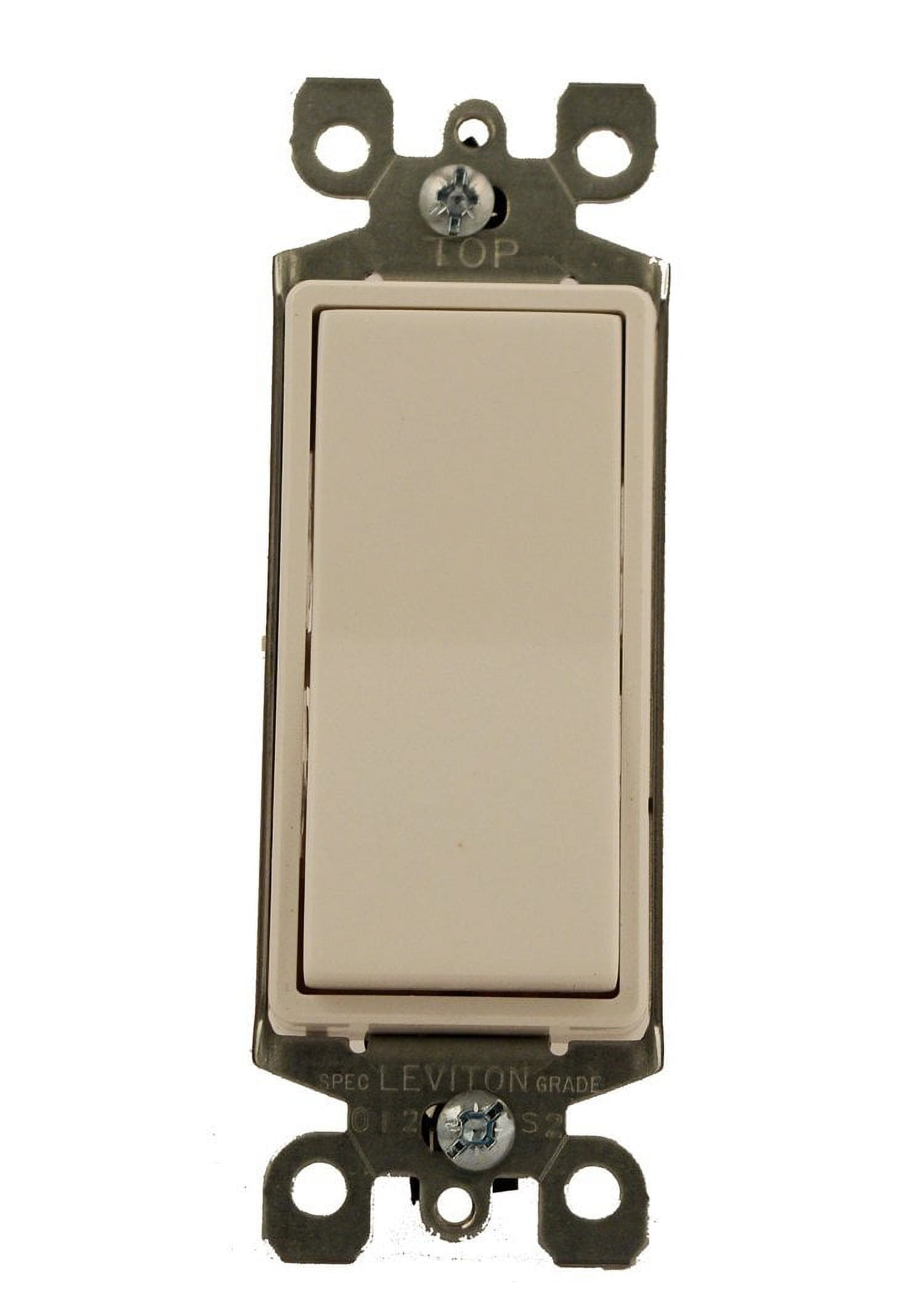 Leviton 606540 Decora Ac Illuminated Quiet Rocker Switch White ...