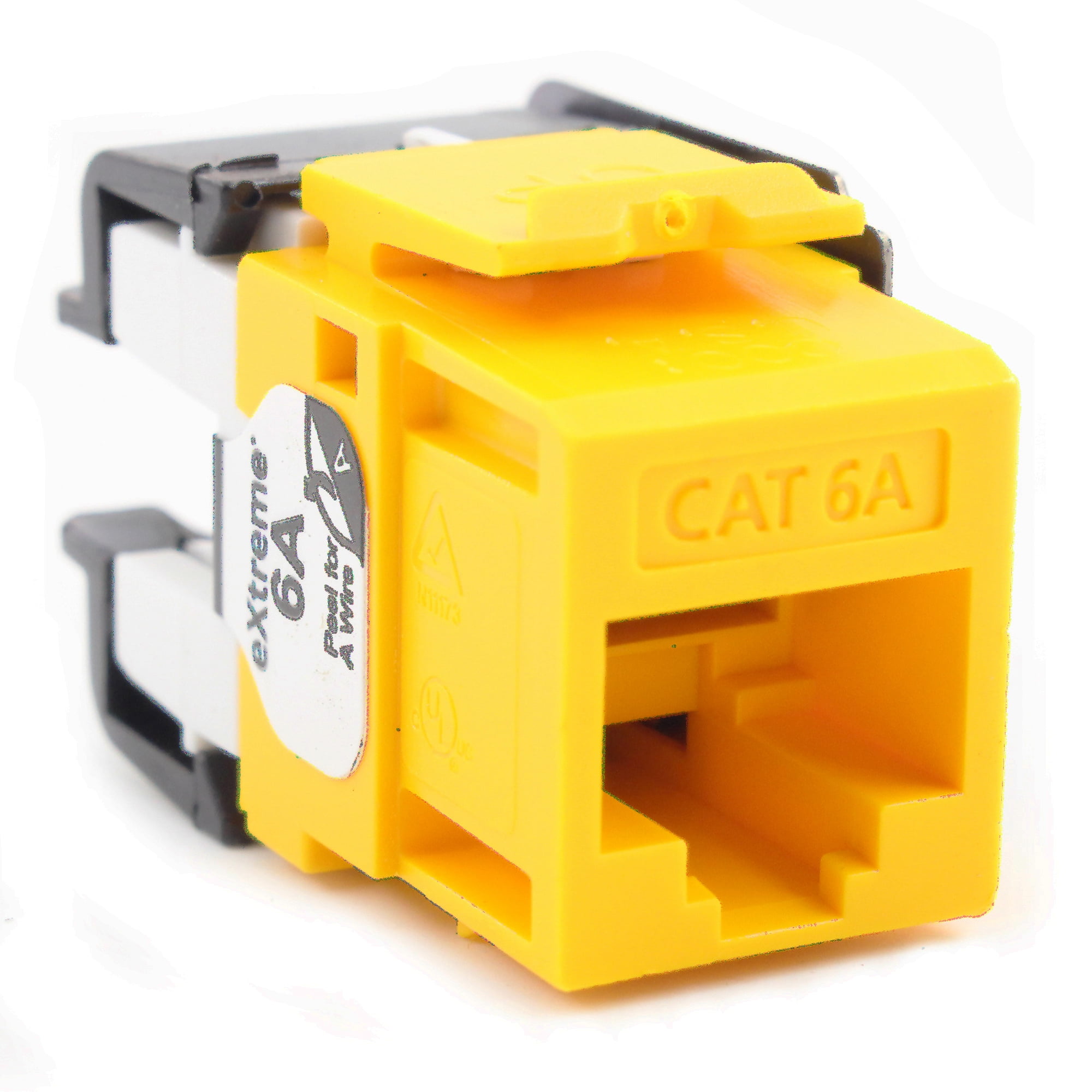 Leviton 6110G-RY4 eXtreme Quickport CAT6A Keystone RJ45 Jack, 10Gig ...