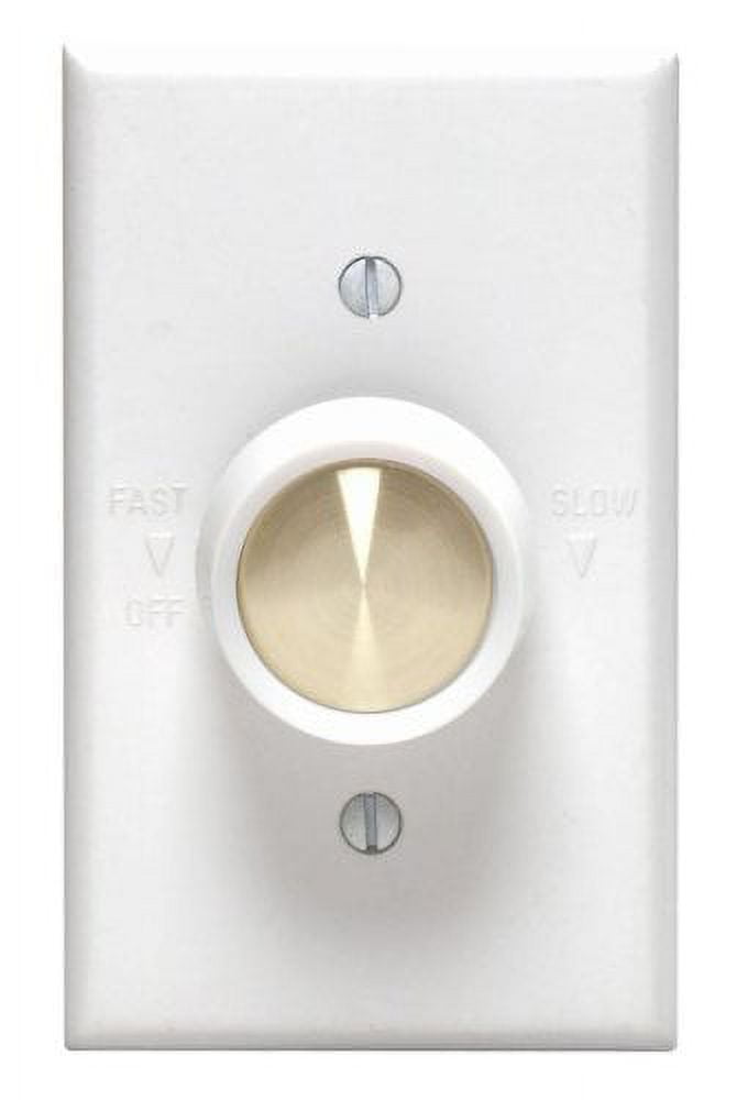 Leviton 612-6616-W Full Range Variable Fan Speed Control, 120 Vac, 60 ...