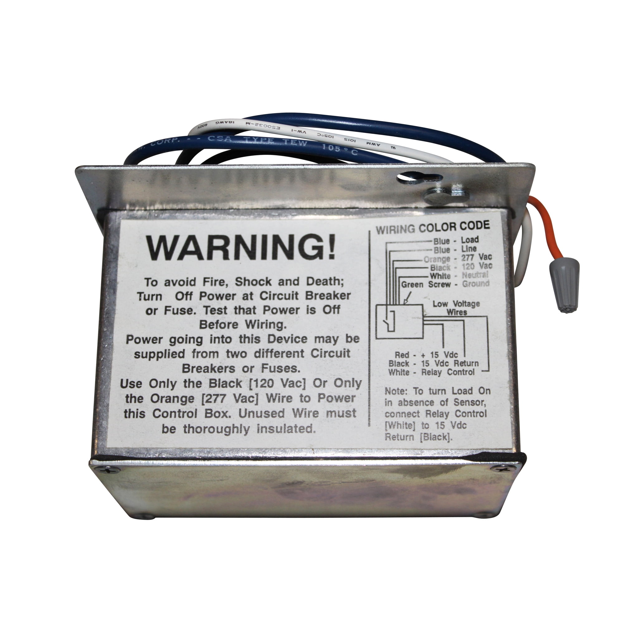 Leviton 6779 Occupancy Sensor Control Motors Fluorescent Incandescent ...