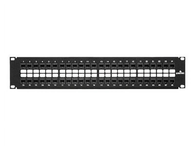 Leviton 69270-U48 Extreme 6+ QuickPort Patch Panel 2RU, Cat 6, 48-Port ...