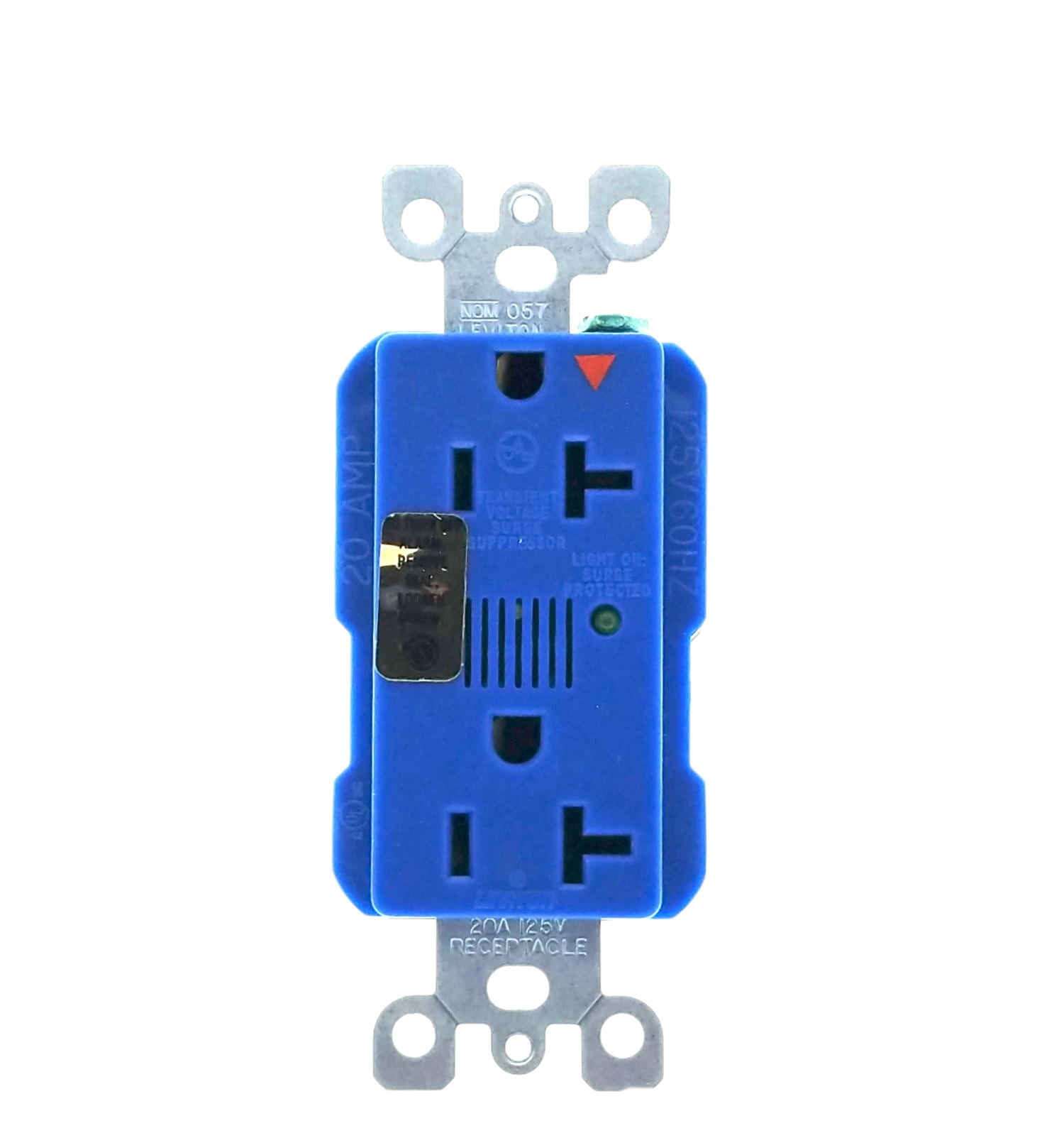 Leviton Electrical Outlet Protector, 7380-IGB 5-20R Decora Surge Duplex ...