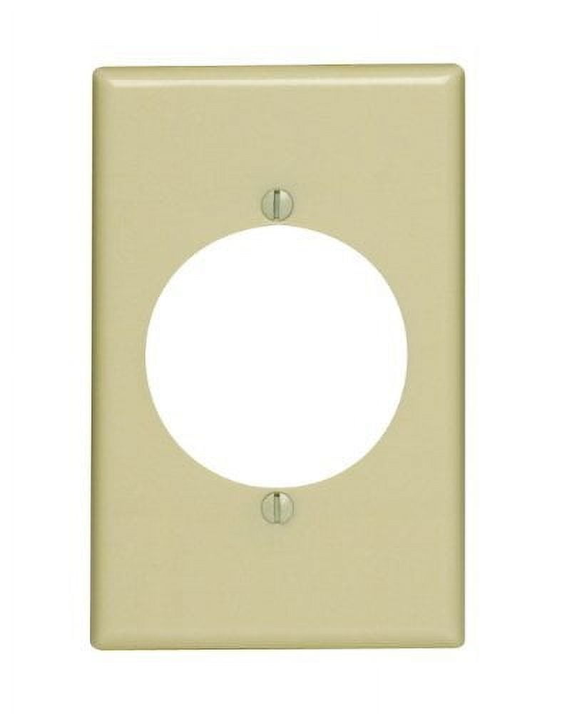 Leviton 80528-I Ivory Midway Single Gang 2.15" Single Receptacle Wall ...