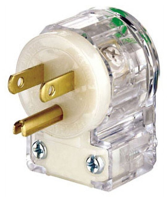 Leviton 8215-CAT 15 Amp Angled Hospital Grade Plug, 125V, 5-15P ...