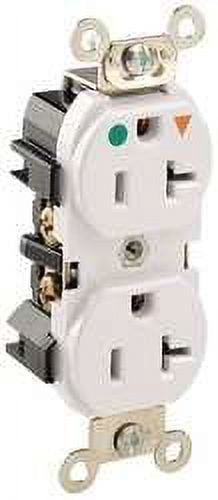 Leviton 8300-IGW Hospital Grade Isolated Ground Duplex Receptacle, 20A ...
