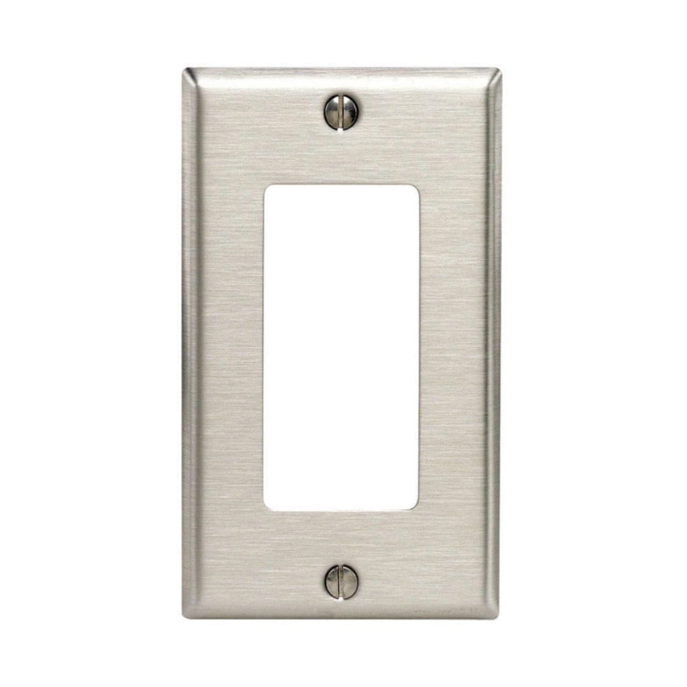WALLPLATE DECORA 1G SS (Pack of 1) - Walmart.com