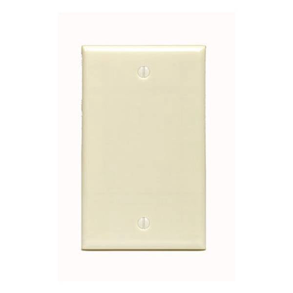 Leviton 84014 1-Gang Blank Wall Plate, Standard Size Cover, Box Mount ...