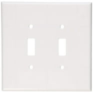 Big-A - 10 Pack 2 Port Decora Wall Plate 1-Gang Keystone Decora Insert ...