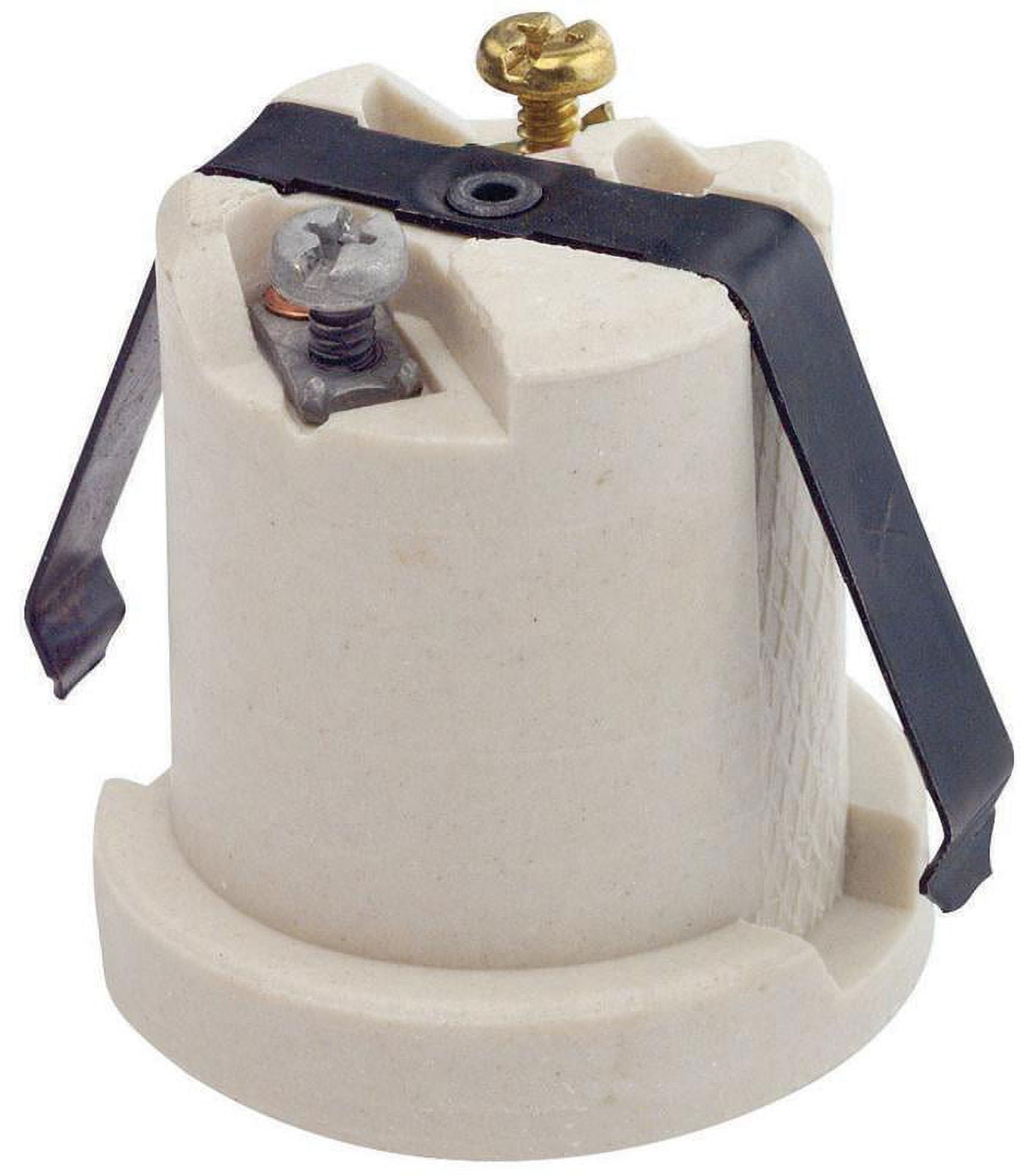 Leviton 8880 Lamp Holder, 250 V, 660 W, Porcelain Housing Material ...