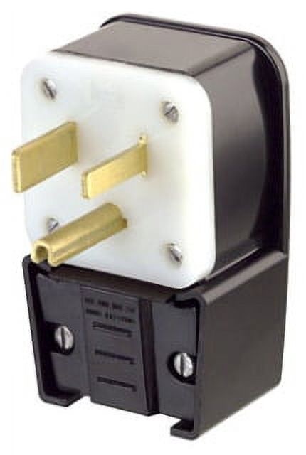 Leviton 9650-P Plug, Angle 6-50P 50 Amp 250 Volt Industrial Power ...