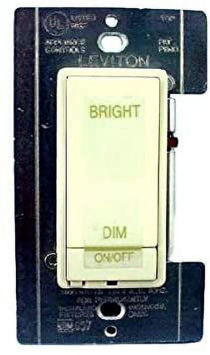 Leviton Almond Multi-Way 3-Key Dimmer Switch MicroDim 1000W 11000-PA ...