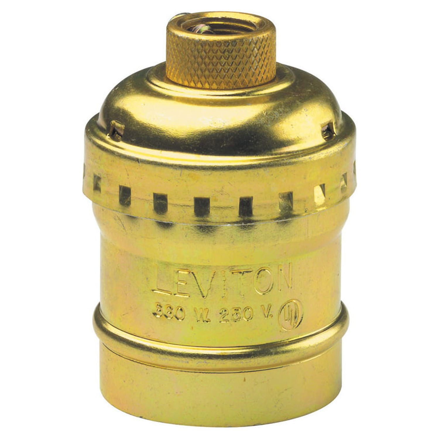 Leviton Aluminum Incandescent Medium Base Keyless Socket 1 pk - Walmart.com