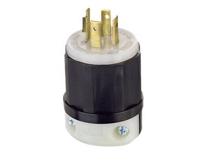 Leviton Black & White - Power connector - NEMA L16-20P (P) locking - AC ...