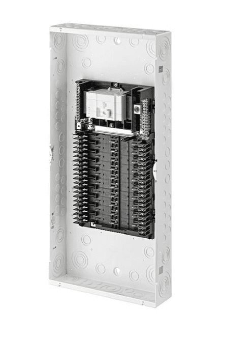Leviton Breaker Box, 20 Space Indoor Load Center with 100A Main Circuit ...