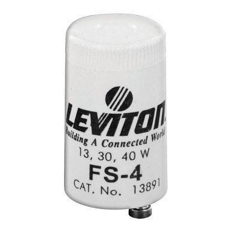 Leviton Fluorescent Starter C21-12410-000 - 30 to 40 Watt - 2 Count ...