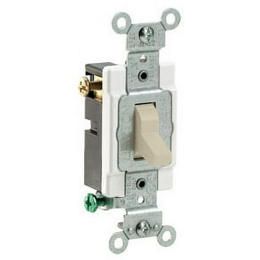 Faith 3 Way Toggle Switch White Residential Grade Standard Wall ...